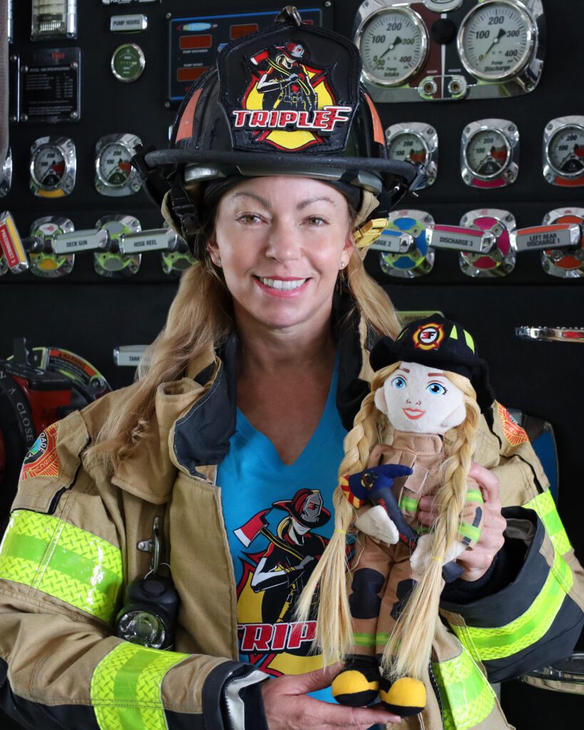 Female Firefighter Plush Doll "Ash" - Triple F