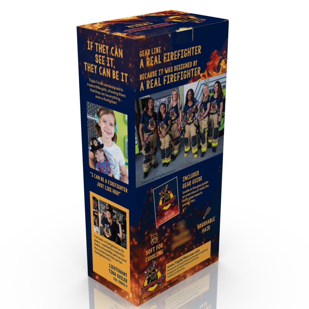 Female Firefighter Plush Doll "Ash" is NOW AVAILABLE - Triple F